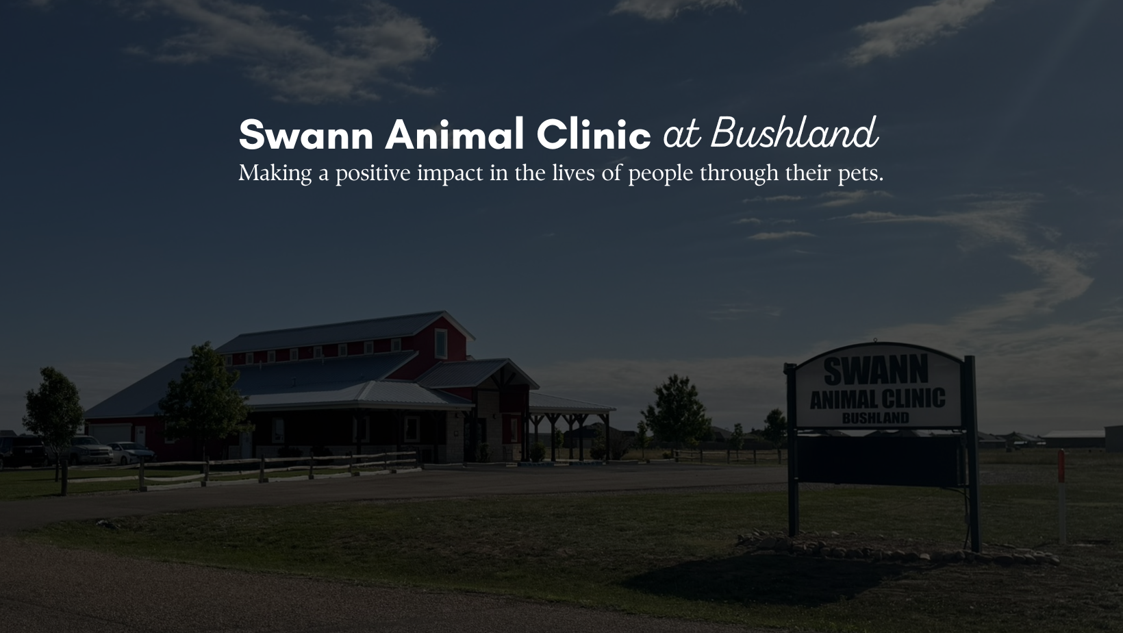 Swann Animal Clinic at Bushland | Swann Animal Clinic
